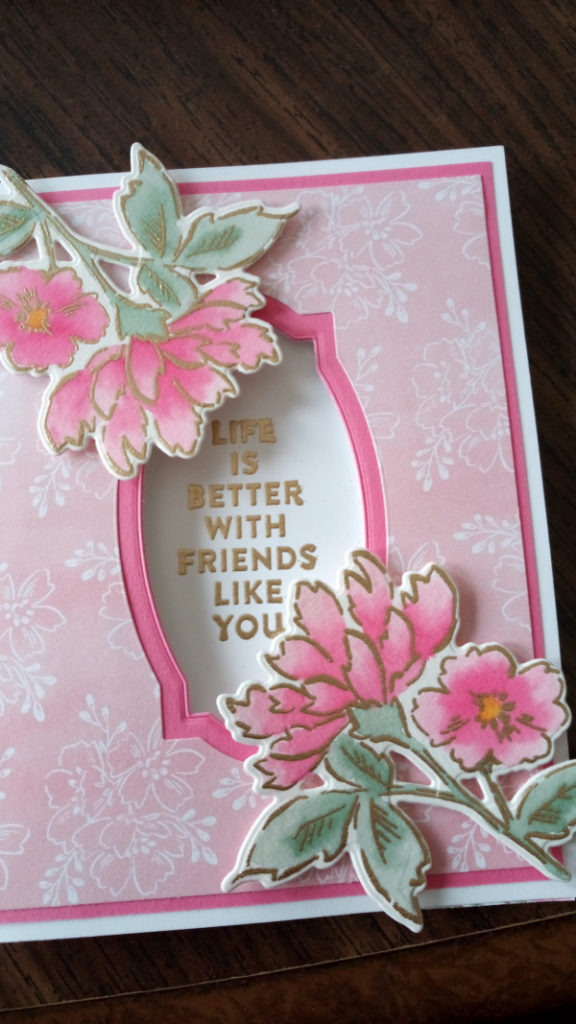 Instructions for Water Coloured Hand Penned Card - creating art with ...