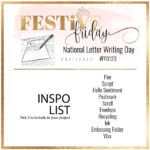 Festive Friday - National Letter Writing Day- FF#0123 - Hello There ...
